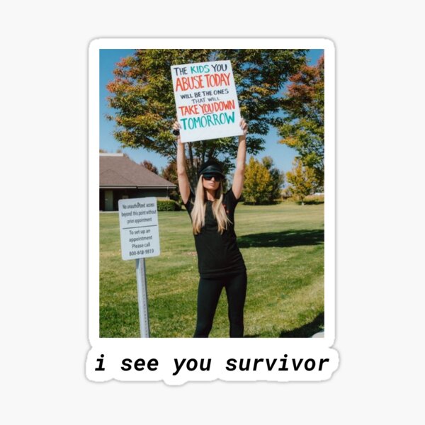 "Paris Hilton Breaking Code Silence " Sticker for Sale by katyromanoff ...