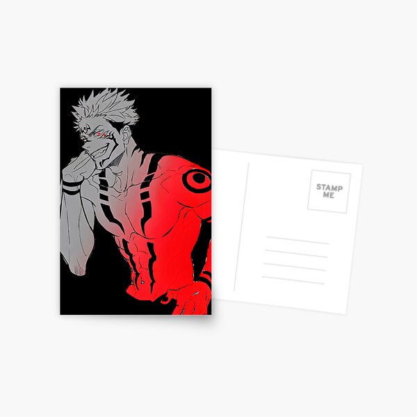 " Jujutsu Kaisen Sukuna Jujutsu Kaisen" Postcard for Sale by Ricon ...