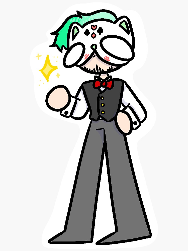 "Marvin the magnificent sticker" Sticker for Sale by Flowerzombierob ...