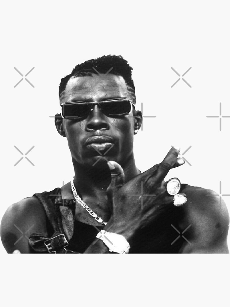 "Shabba Ranks" Sticker by marvatipton156 | Redbubble