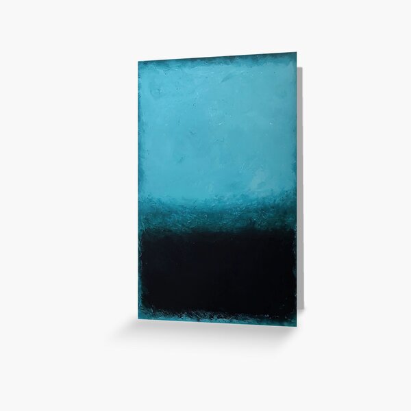 "Deep Ocean by Mark Rothko" Greeting Card for Sale by AestheticsXarts ...