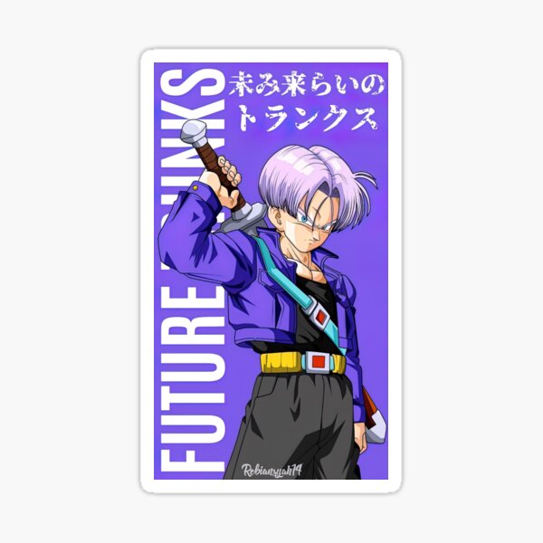 "future trunks" Sticker for Sale by leo2251 | Redbubble