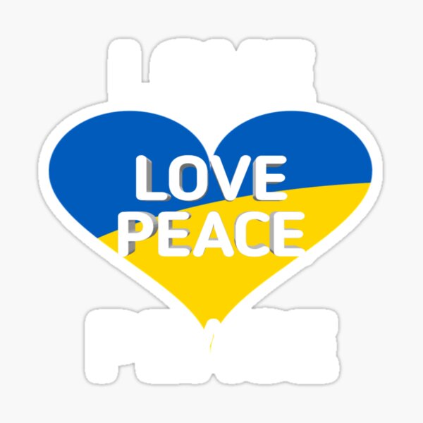 "Ukraine Love Love Peace Peace - Artist profit to Ukrainian Army and ...