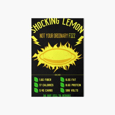 "SHOCKING LEMON ORIGIN v2" Art Board Print by HCreatives | Redbubble