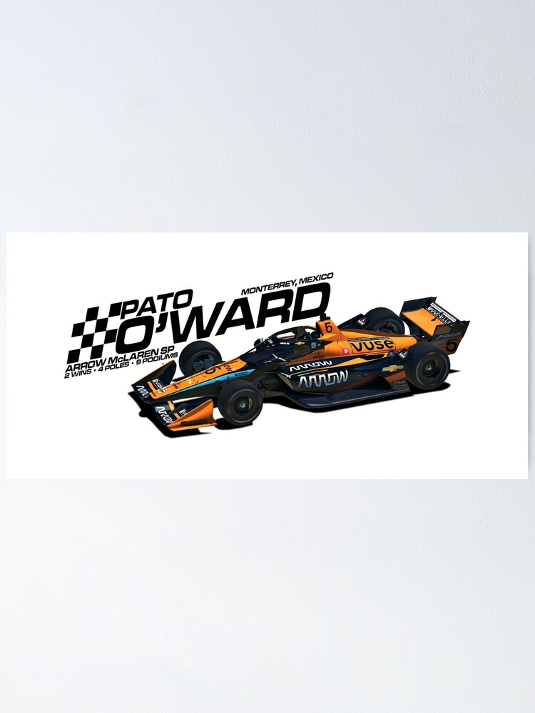 "Pato O'Ward 2022 (black" Poster for Sale by pdas1996 | Redbubble