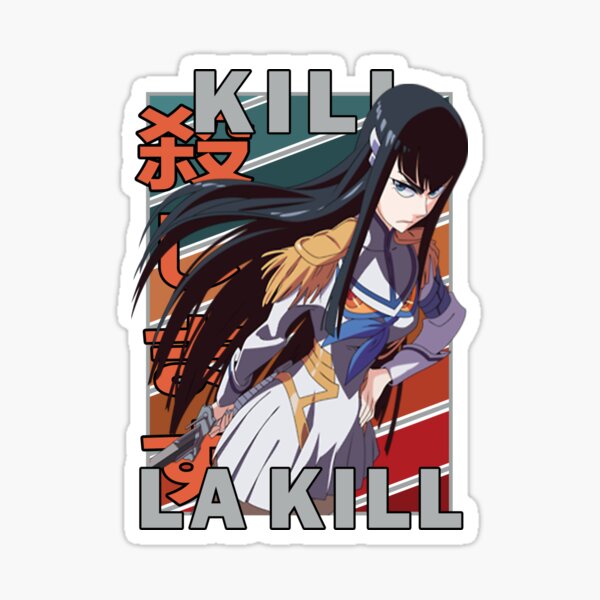 "Satsuki Kiryuin Kill la Kill Kiru Ra Kiru Vintage Color Palette Design ...