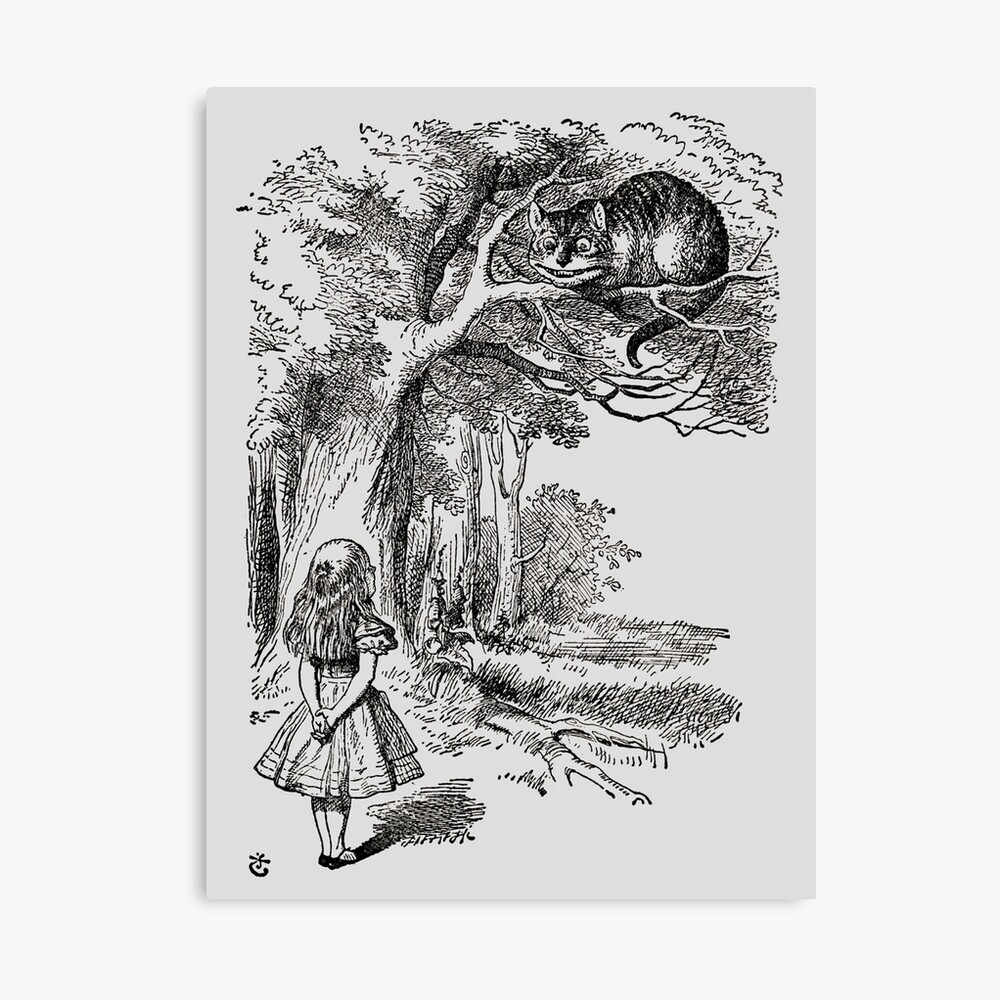 Alice In Wonderland Originele Illustraties Kat Alice In Wonderland At