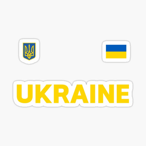 "Support Ukraine " Sticker for Sale by Kiki Art | Redbubble