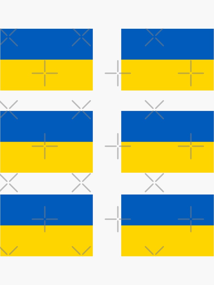 "Ukrainian Flag Stickers Pack" Sticker for Sale by Kikistyle | Redbubble