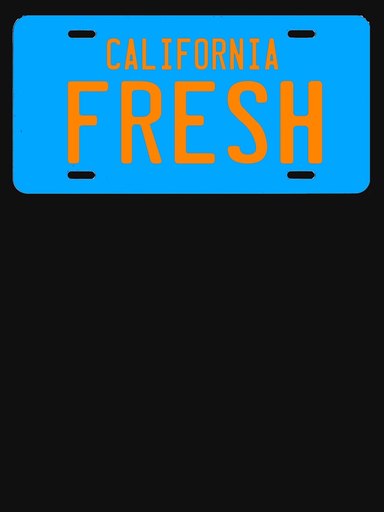 "FRESH License Plate" T-shirt for Sale by movie-shirts | Redbubble ...