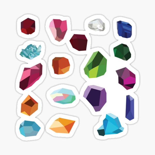 "Gemstones" Sticker for Sale by Dorothy Leigh | Redbubble