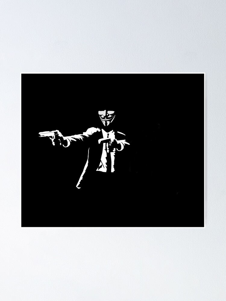 Hackerandgun Poster For Sale By Mahmoudtrad Redbubble