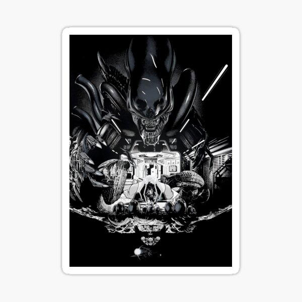 "Alien (1979)" Sticker by AlienFanArt | Redbubble