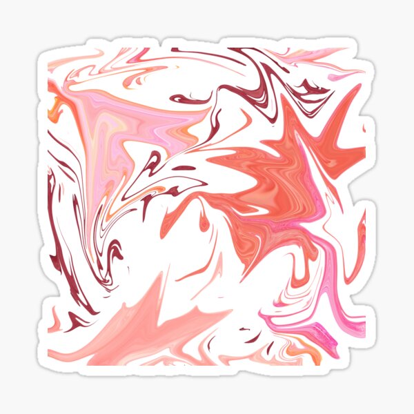 "Abstract light pink" Sticker by blackcatprints | Redbubble