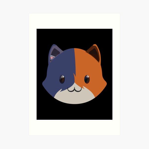 "Happy Meowscles Face" Art Print for Sale by happykiddos | Redbubble