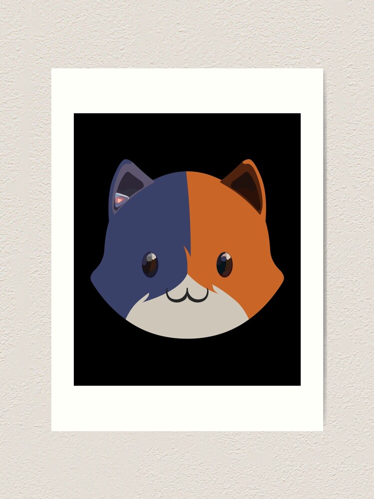 "Happy Meowscles Face" Art Print for Sale by happykiddos | Redbubble