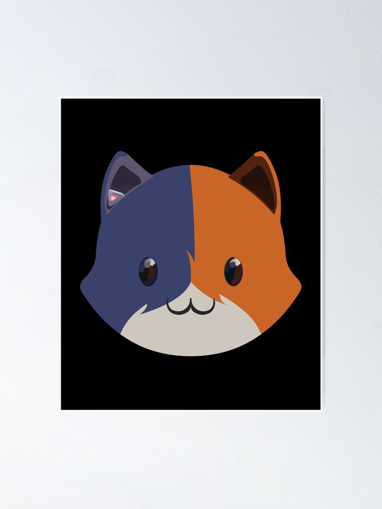 "Happy Meowscles Face" Poster for Sale by happykiddos | Redbubble