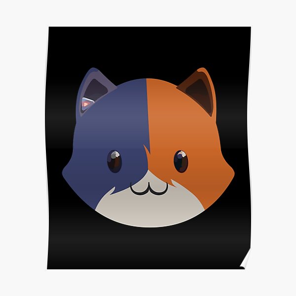 "Happy Meowscles Face" Poster for Sale by happykiddos | Redbubble