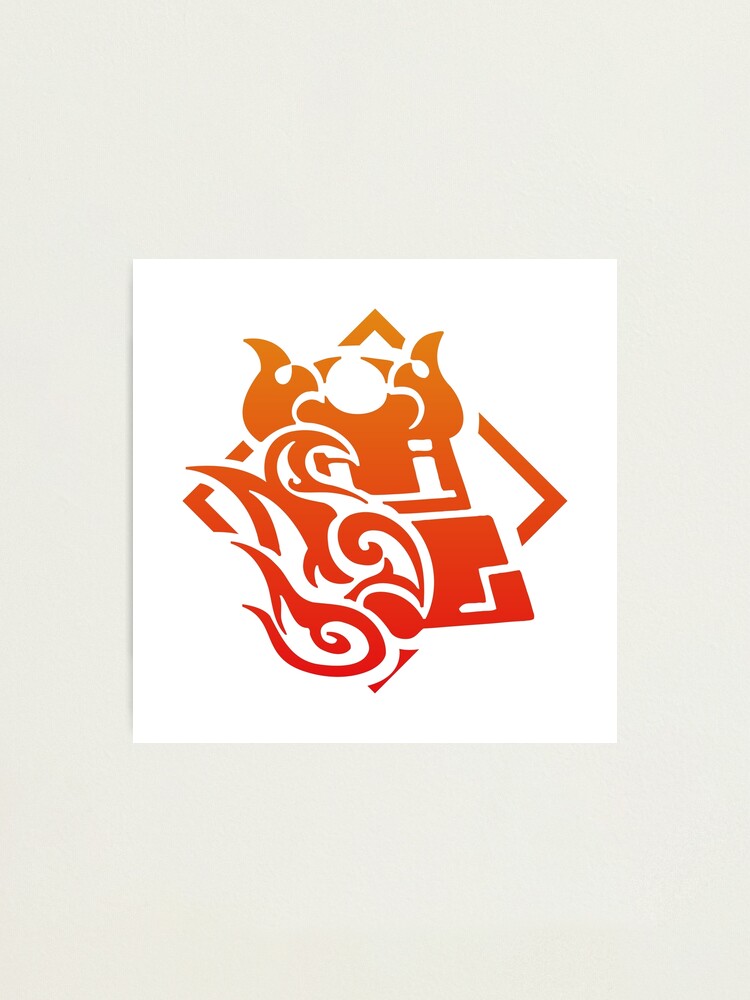 "Genshin Impact Thoma Emblem" Photographic Print for Sale by GachaSlave ...