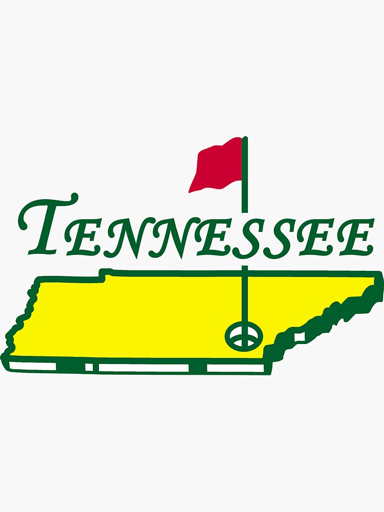 "Tennessee Masters Golf" Sticker for Sale by patberg20 | Redbubble