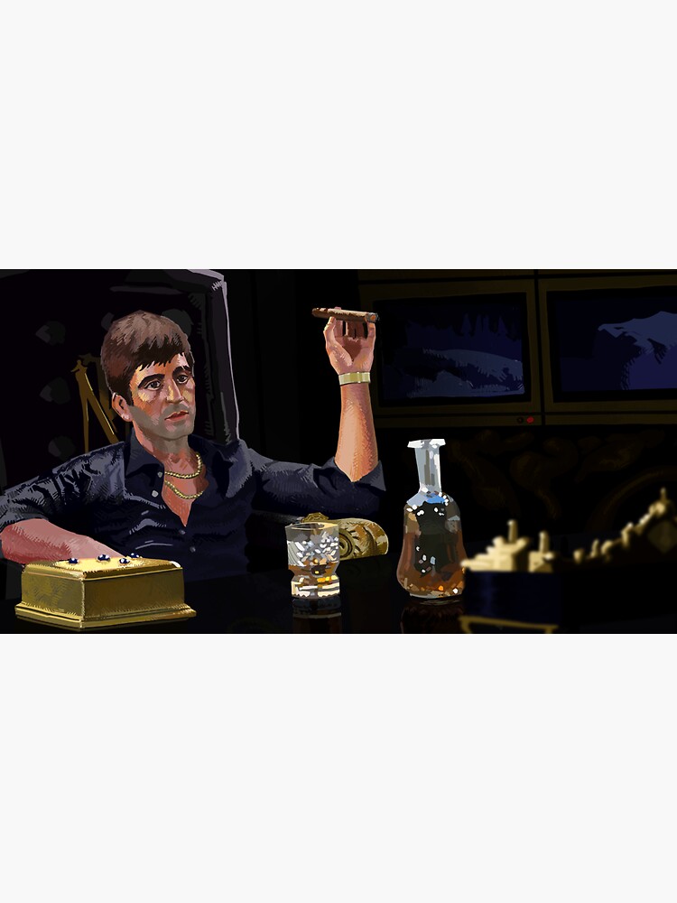 "Scarface" Sticker for Sale by OwnUrArt | Redbubble