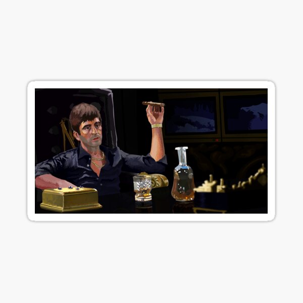 "Scarface" Sticker for Sale by OwnUrArt | Redbubble