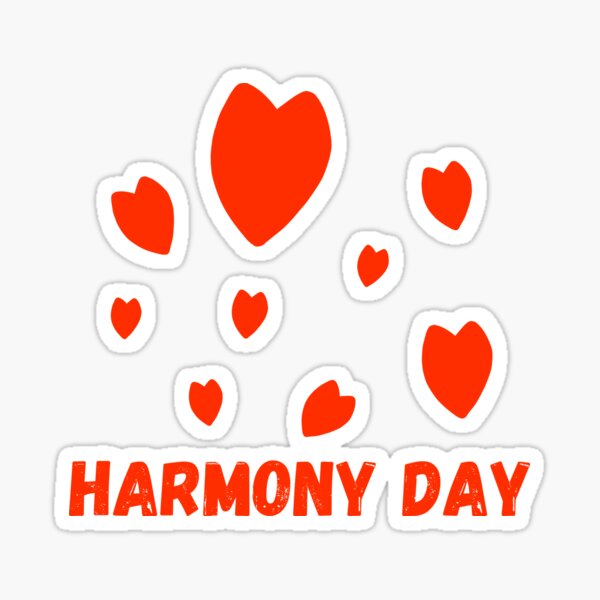 "Harmony Day" Sticker by USA-TOP-DESIGNS | Redbubble