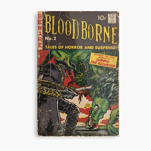"Bloodborne - comic cover fan art" Metal Print for Sale by MarkScicluna ...