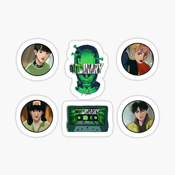 "STRAY KIDS - ODDINARY Fanart" Sticker by LilMissRandom17 | Redbubble