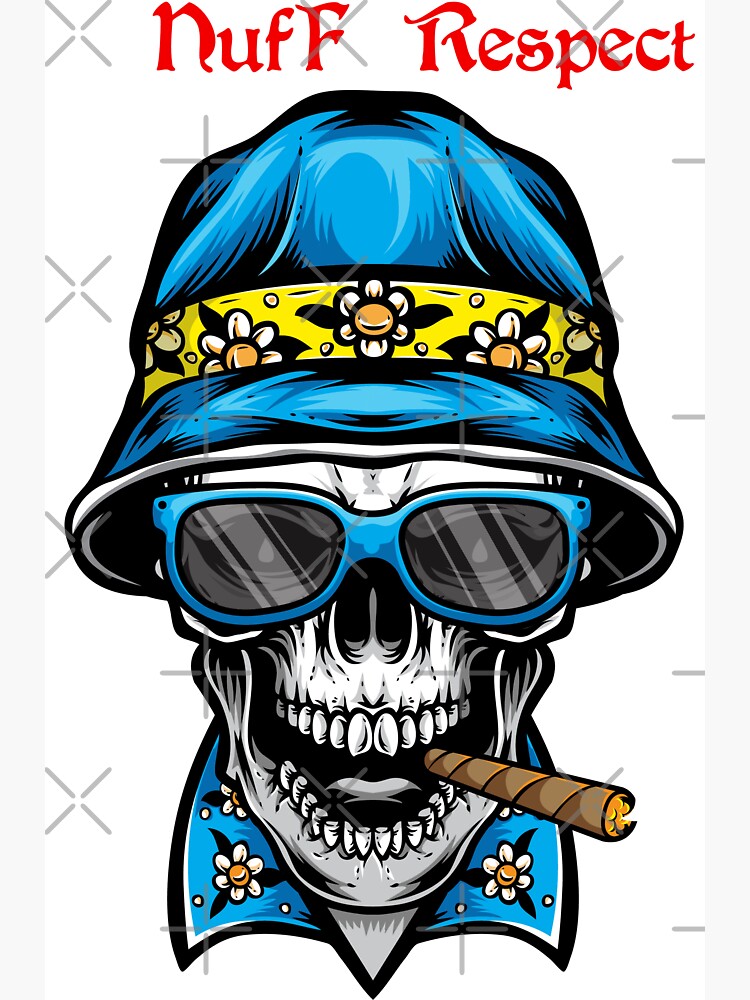 "Nuff respect" Sticker by designstudio2 | Redbubble