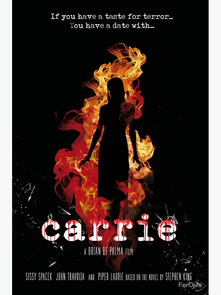 "Carrie" Sticker by FerOjea | Redbubble