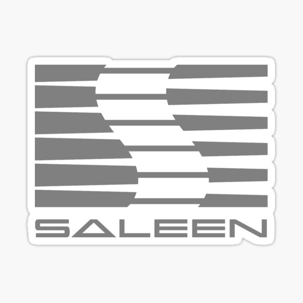 "Logo Saleen." Sticker by JamesCrespo | Redbubble
