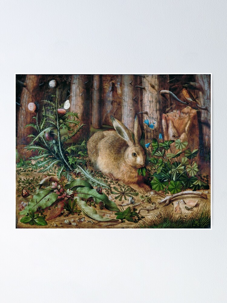 "Vintage 15th Century Artwork of Rabbits" Poster for Sale by ...