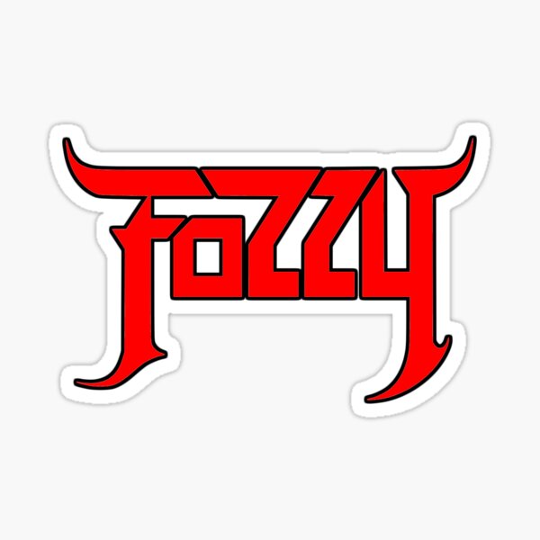 "THE BEST FOZZY American heavy metal band" Sticker by cmurricanesdy ...