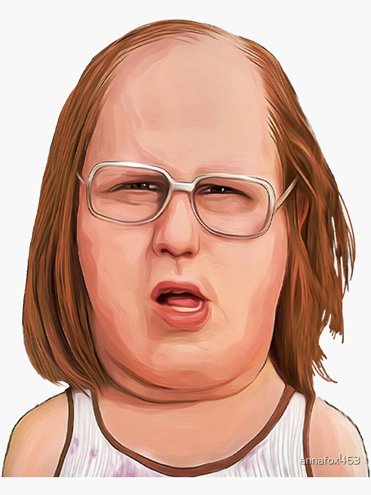 "Little Britain Andy" Sticker by annafox463 | Redbubble