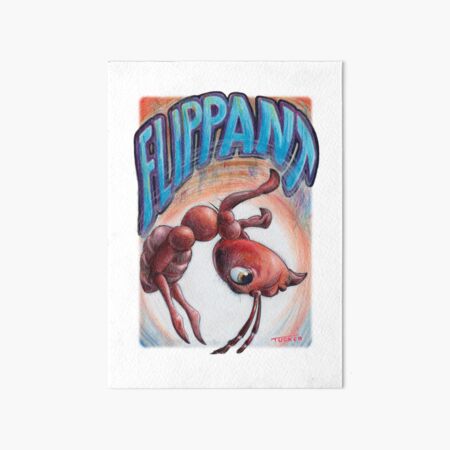 "FlippANT" Art Board Print by ituckerfineart | Redbubble