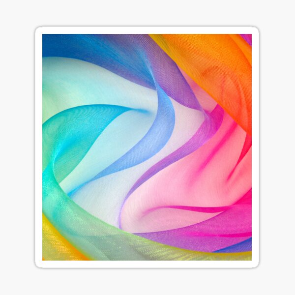 "Abstract Rainbow Pastel Swirl" Sticker by RyansOpenDoor | Redbubble