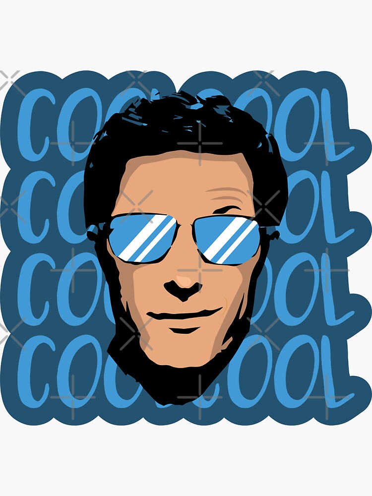 "Brooklyn Nine Nine - Jake Peralta Cool" Sticker by Necronder | Redbubble