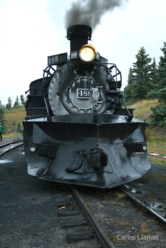"Locomotive 488 at Cumbres" by Carlos Llamas | Redbubble
