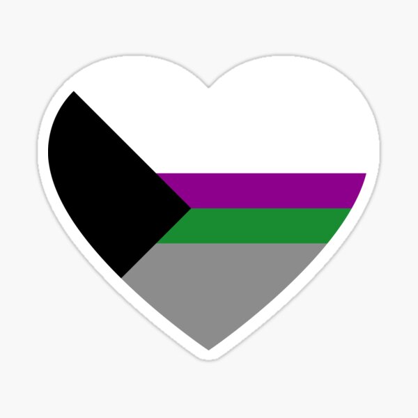 "Double Demi (Demiromantic & Demisexual) – Pride" Sticker for Sale by ...