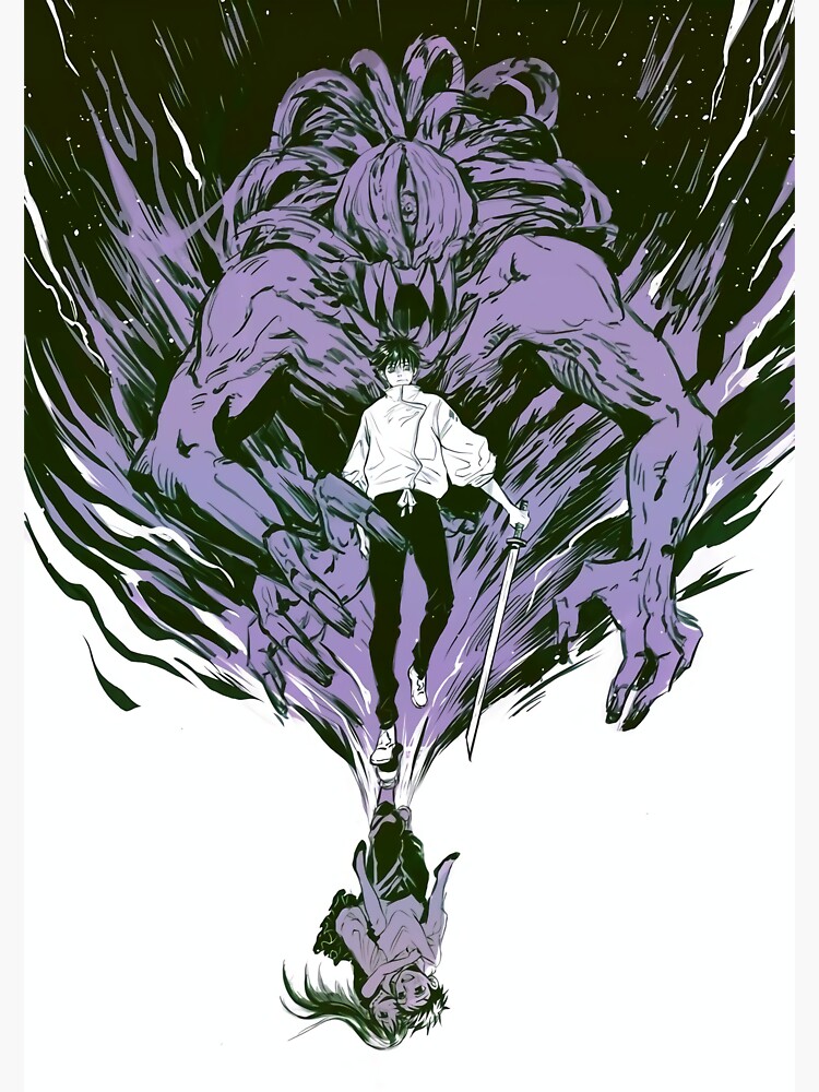 "Okkutsu yuta and cursed rika" Sticker by danifauzi | Redbubble