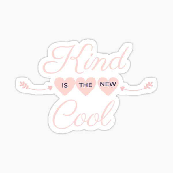 "Kind is the new Cool, Positive Affirmations Witty Friends Funny FYP ...