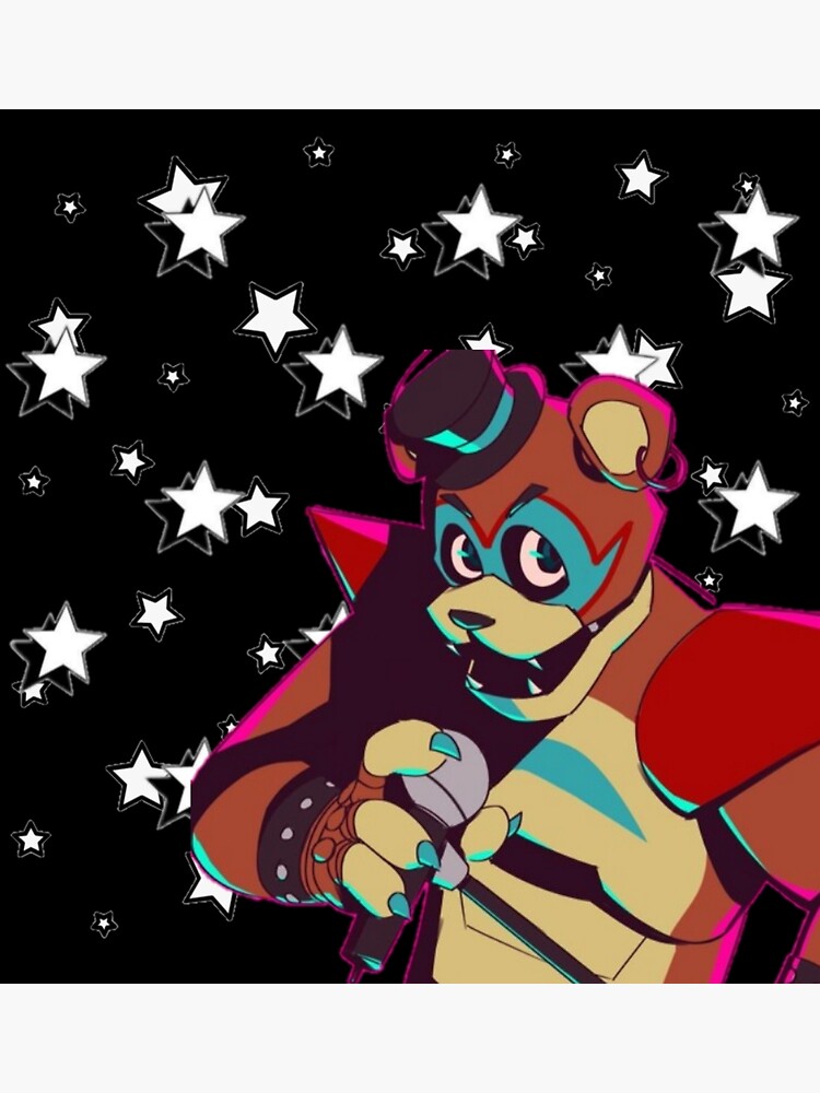 "*Trending* Cool Glamrock Freddy Fnaf Security Breach Design" Art Print ...