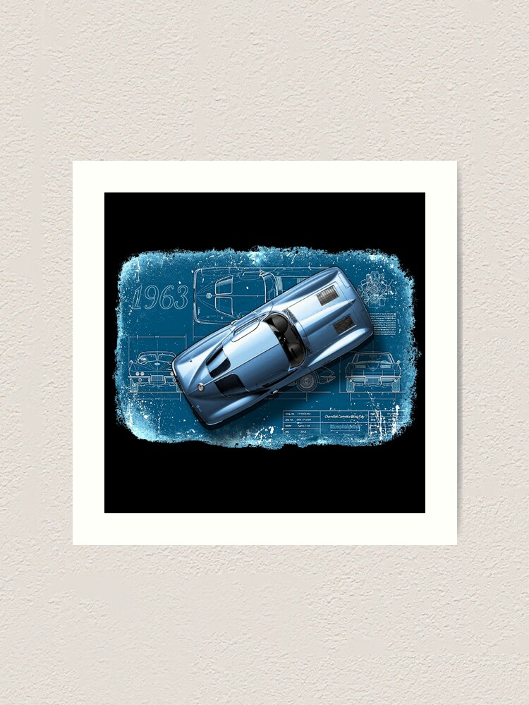 "Chevrolet C2 New ZR1 Corvette for Sale with Museum Blueprints 63 Split ...