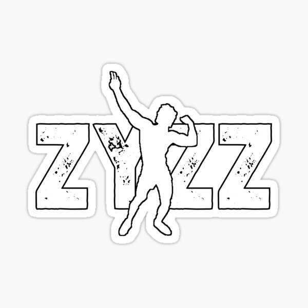 "Zyzz Hardstyle Bodybuilding Motivational (White Edition)" Sticker by ...