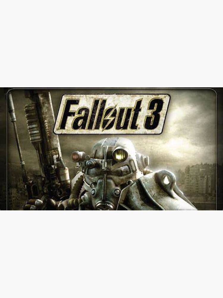 "Fallout 3 Game Cover " Poster by Fallout76ers | Redbubble