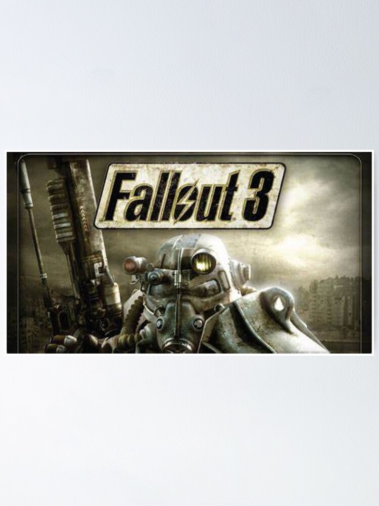"Fallout 3 Game Cover " Poster by Fallout76ers | Redbubble