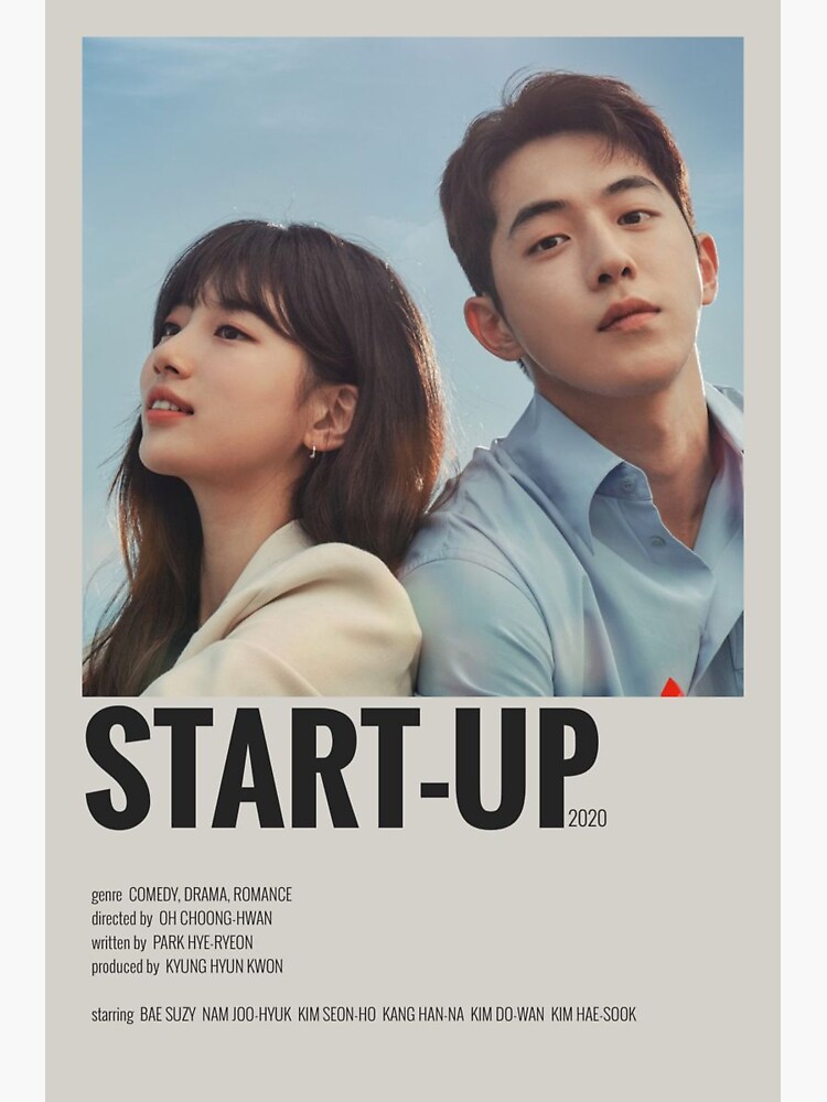 "Start-up poster- Nam Do-san & Seo Dal-mi" Sticker by baesie | Redbubble