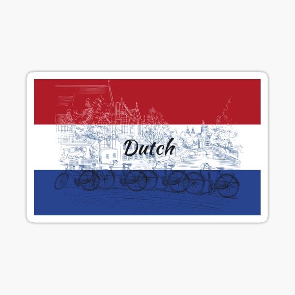 "Dutch" Sticker by Jagensam | Redbubble