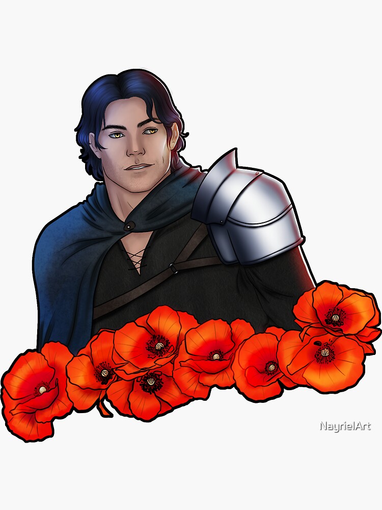 "Hawke Flynn Sticker From Blood And Ash - Casteel" Sticker for Sale by ...
